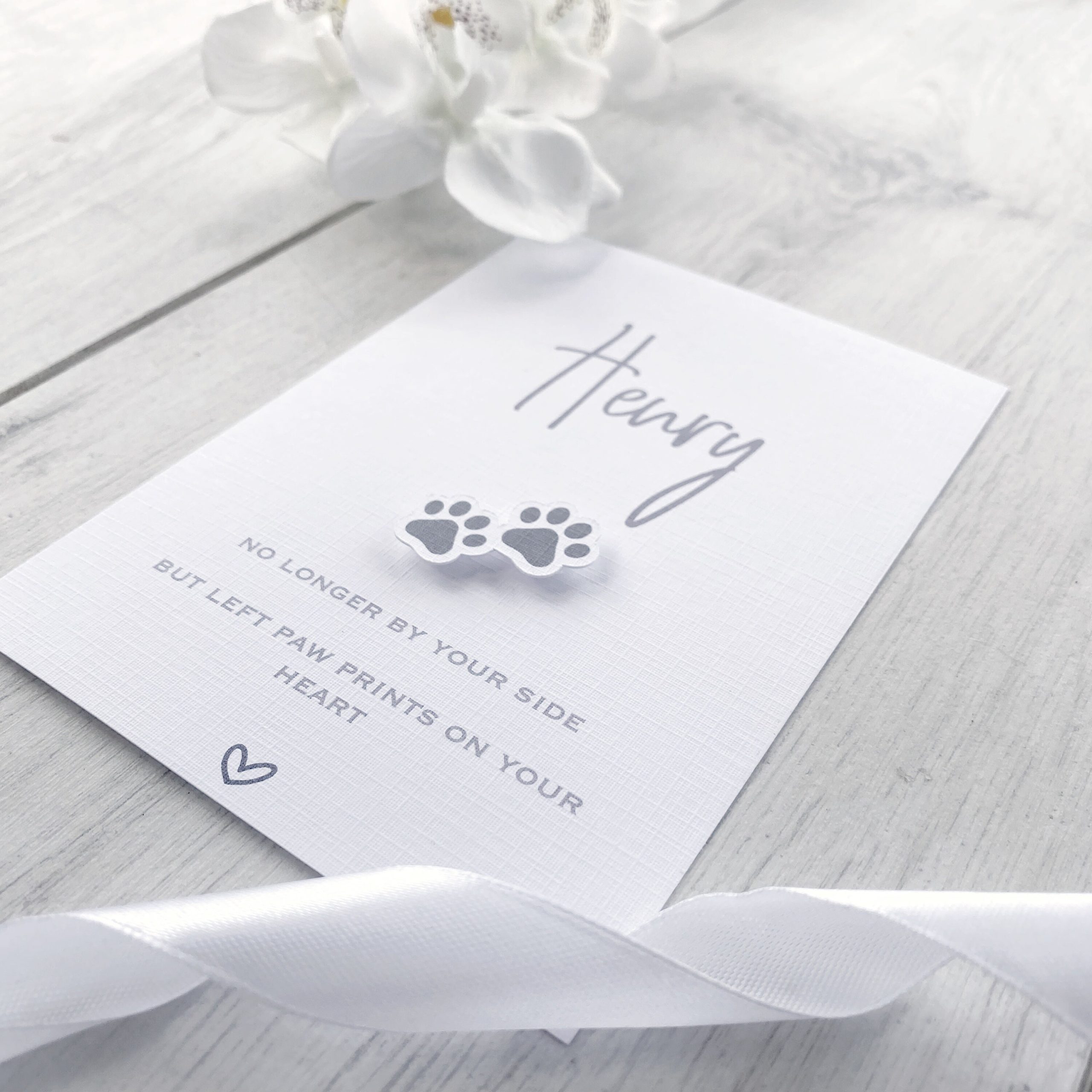 Pet Bereavement Sympathy Card, Loss of a Pet Card, Loss of a Dog or Cat ...